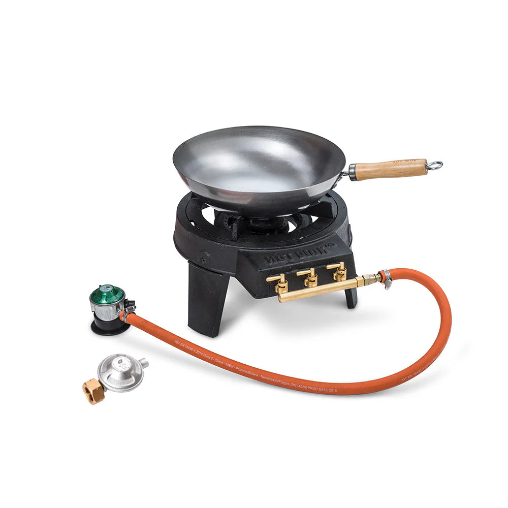 Hot Wok Pro Wok Set 12Kw including 30cm Wok & Hose/Reg — Primecookout Ltd