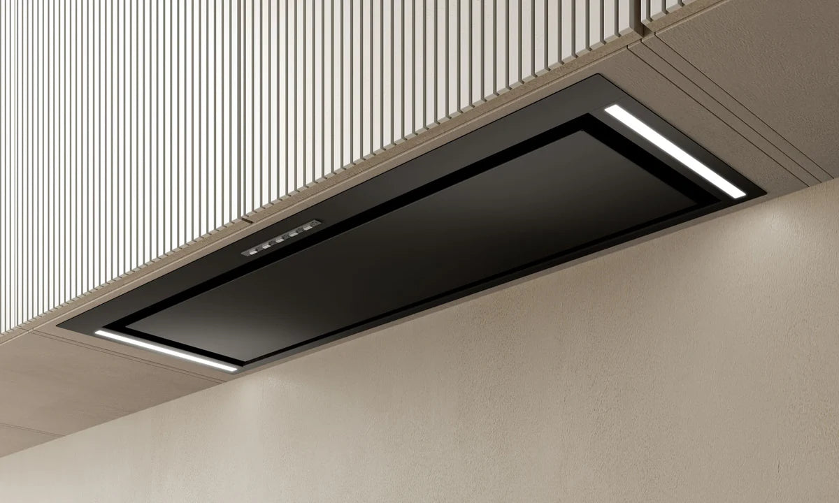 Airforce Compact In 53cm Built-In Cooker Hood with Touch Control-Black ...