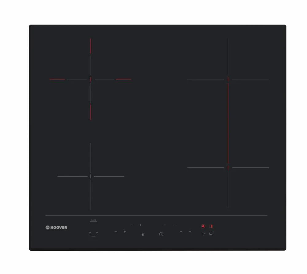 Hoover HH64DCT 60cm CERAMIC HOB Black Vetroceramic 4 Cooking Zones ...