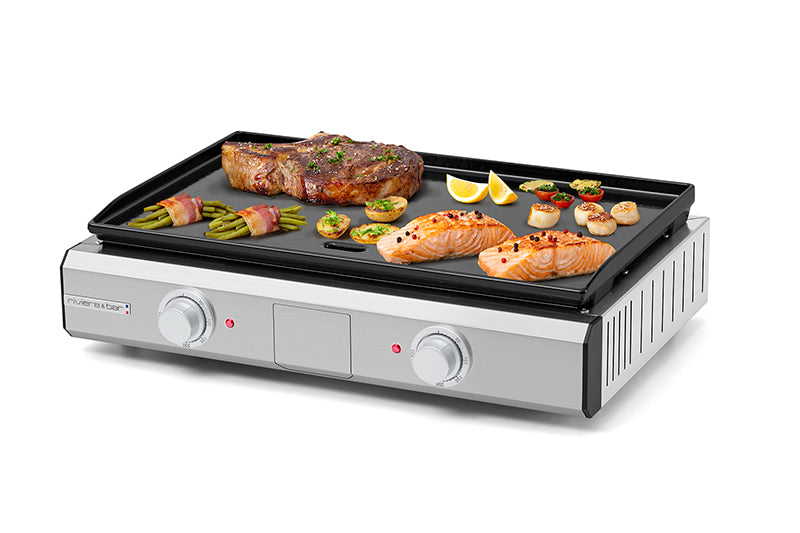 Plancha Pro enameled cast iron 2 zones QPL1060 — Primecookout Ltd