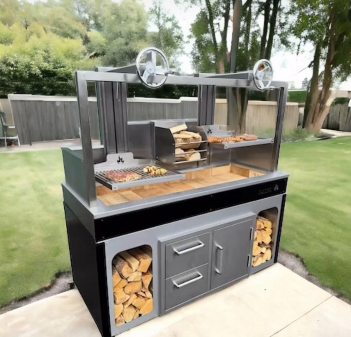 Outdoor Kitchen, Argentinian grill, Brasa Grill, Argentinian BBQ ...