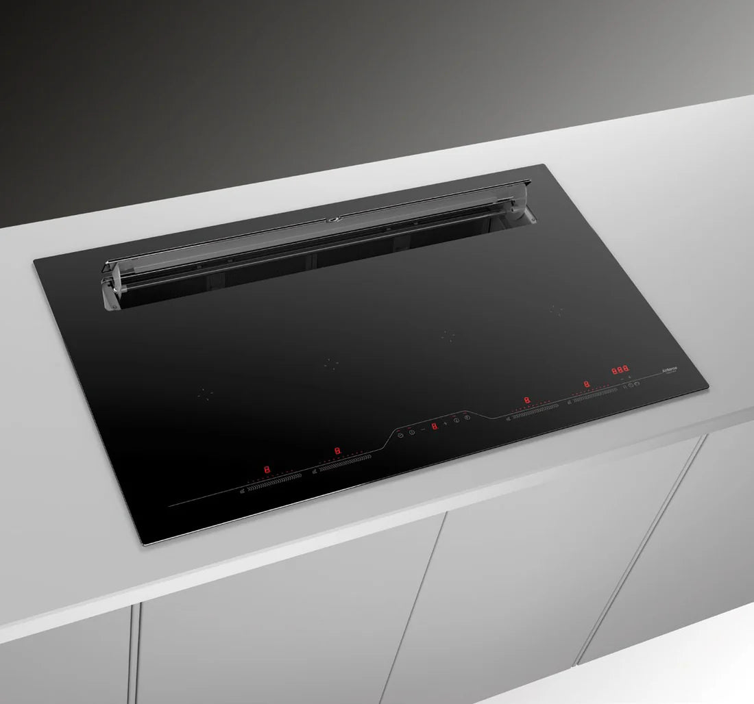 Airforce Aspira Slim Flex 90cm Induction Hob with Rear Downdraft Extra ...