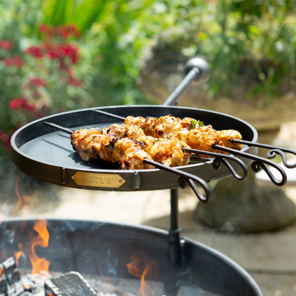 Warming Swing Arm BBQ Rack — Primecookout Ltd