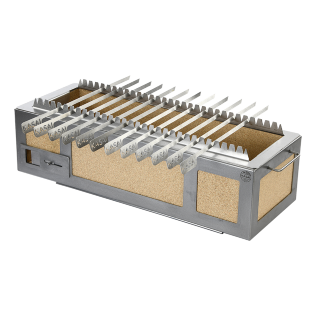 Long Kasai Konro Grill complete with Skewer Rack — Primecookout Ltd