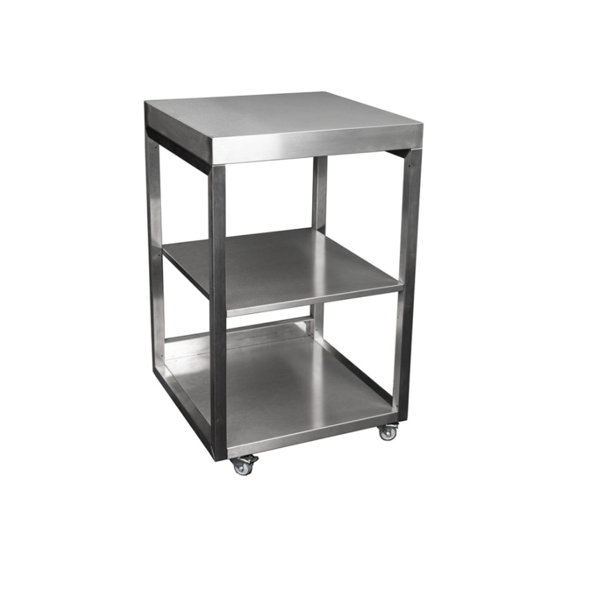 Elfin Stainless Steel BBQ Side Table 60x60x98cm — Primecookout Ltd