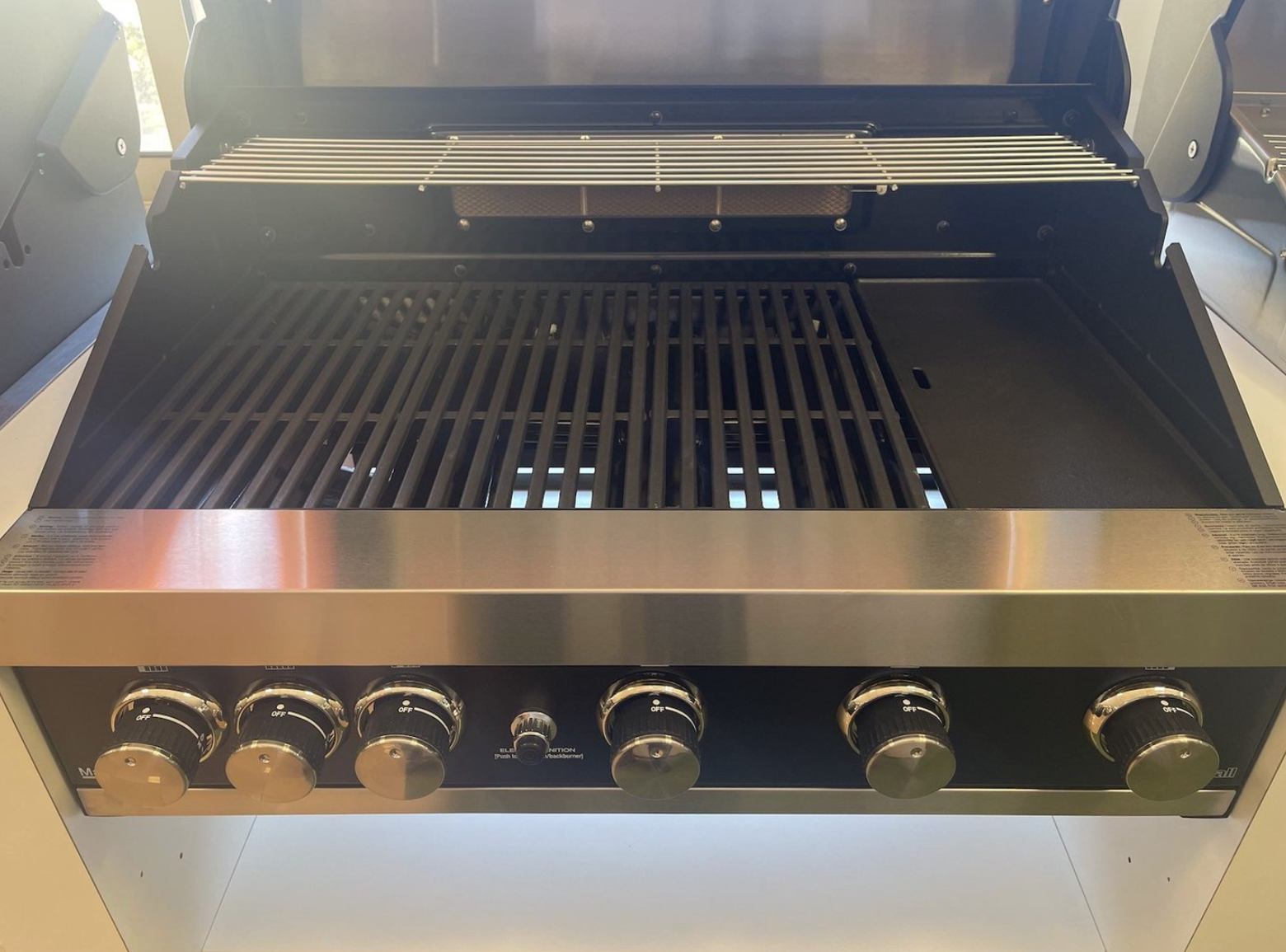 Grandhall Maxim G5 Double liner + infrared back burner Built in ...